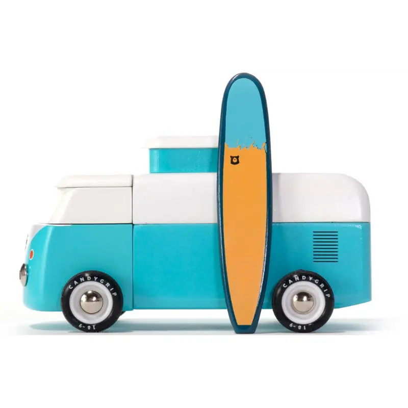 Candylab Mints VW Beach Bus Ocean | 3-in-1 Houten Speelgoedauto ...