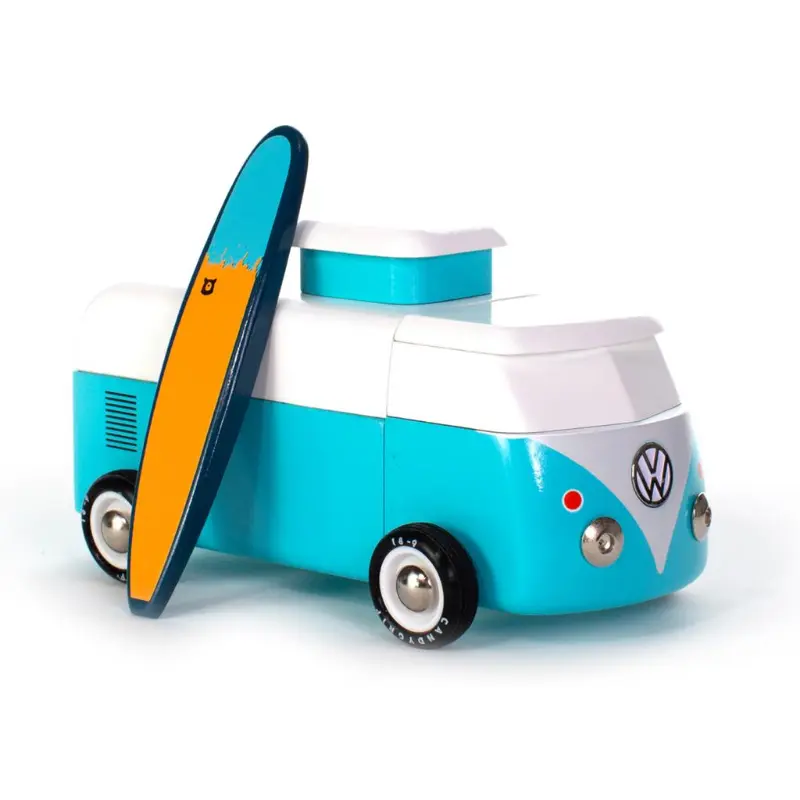 Candylab Mints VW Beach Bus Ocean | 3-in-1 Houten Speelgoedauto ...